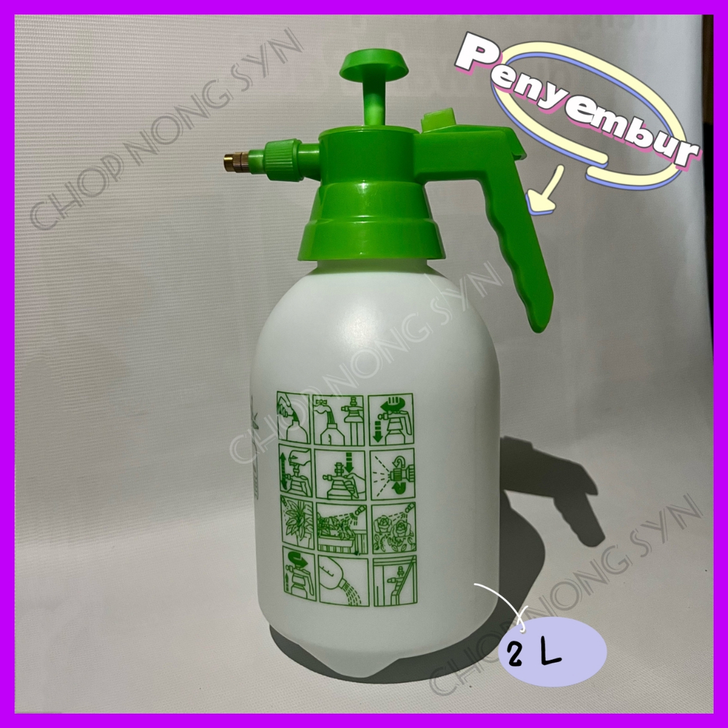 [Ready Stock] 2L Penyembur Pam Tangan / Penyembur racun / Pressure ...