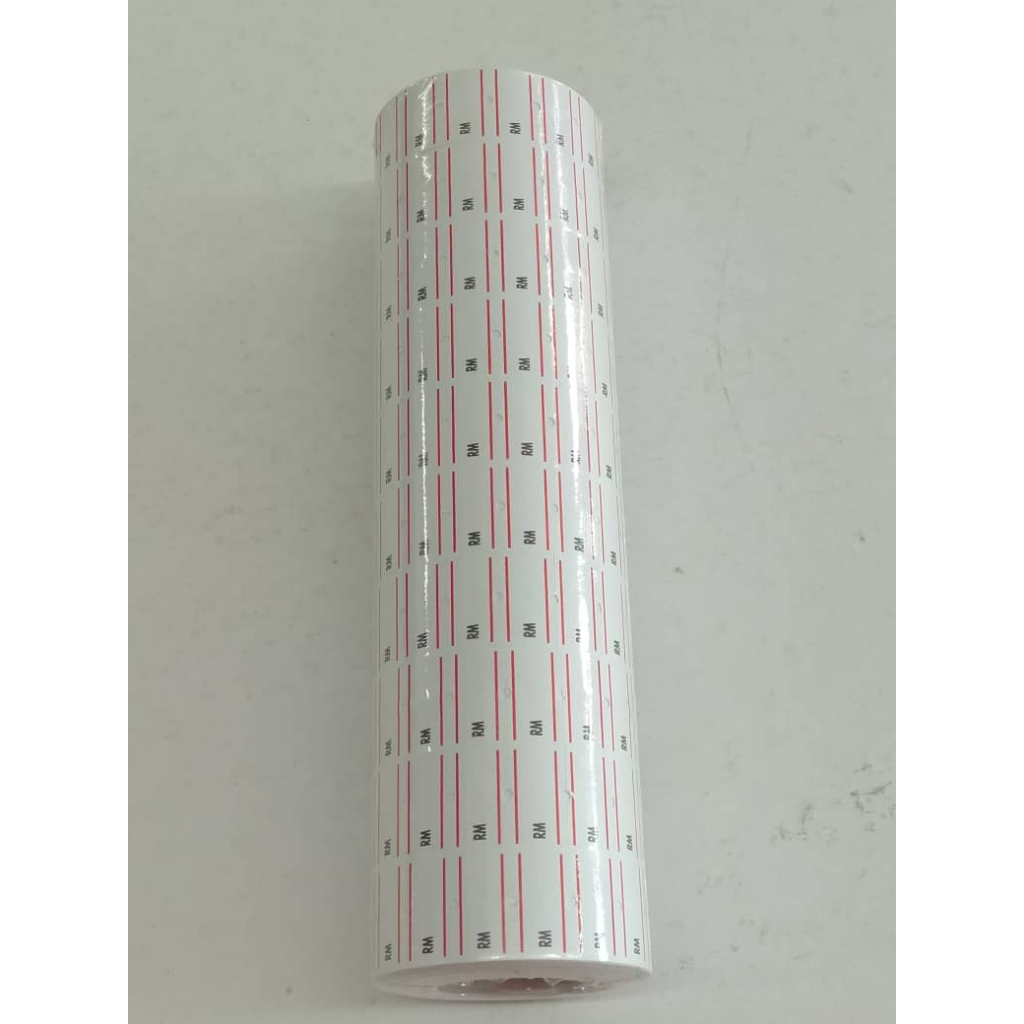 Price Label Tag Rm Sticker 5500 (10pcs/pack) White RM / Yellow RM ...