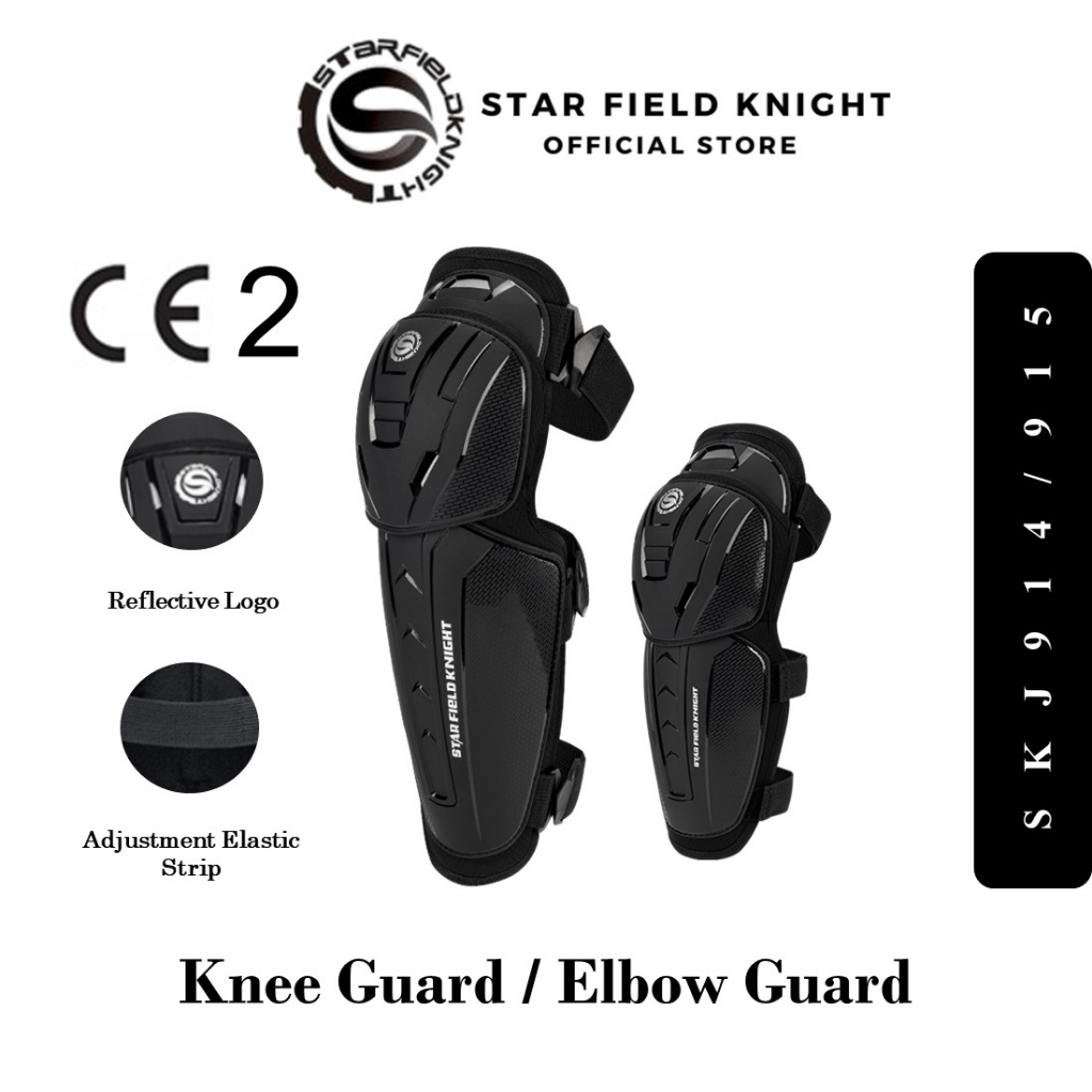 Star Field Knight SKH914 SKH915 Elbow & Knee Guard Motorcycle Protector ...