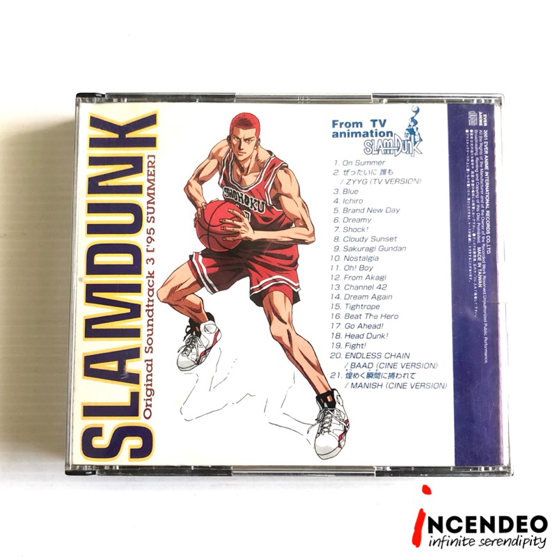 Ever Anime Original Slam Dunk Soundtrack and Opening and Ending Theme ...