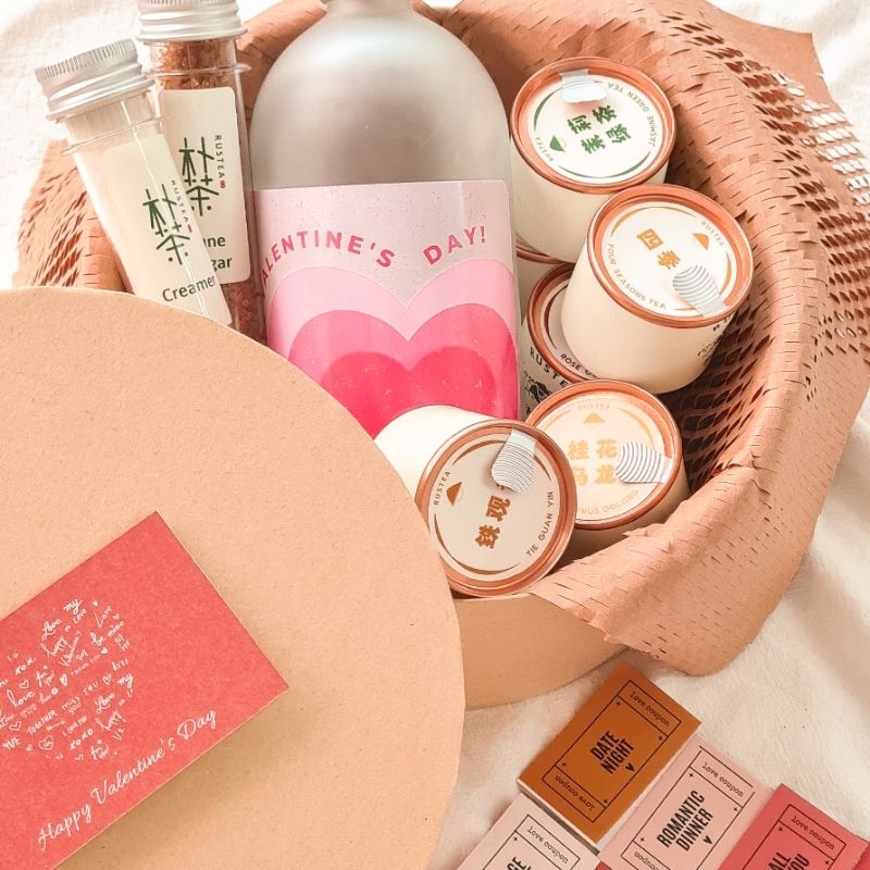 Rustea Valentine's Gift Box 朴茶情人节礼盒 | Shopee Malaysia