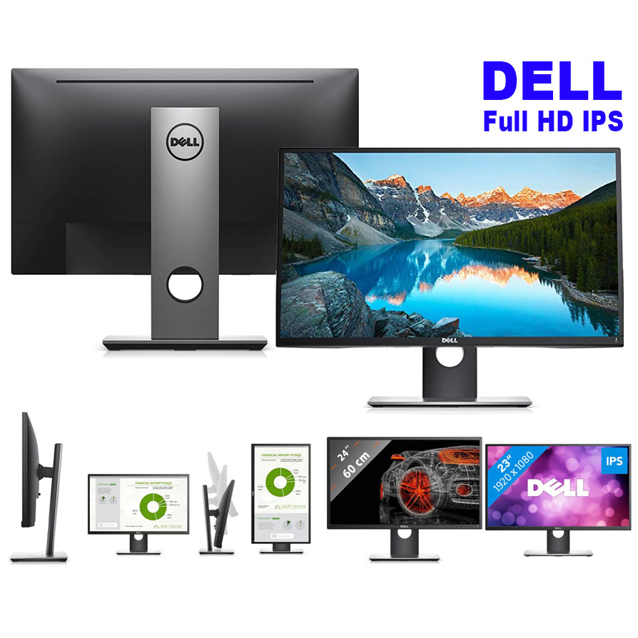 Dell P2317h 23'' P2417h 24'' Full HD IPS 1920*1080 LED MONITOR HDMI hdmi DP VGA USB 23inch ...