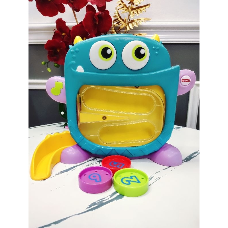 Fisher-Price Hungry Monster Maze with 3 coloured coins | Shopee Malaysia