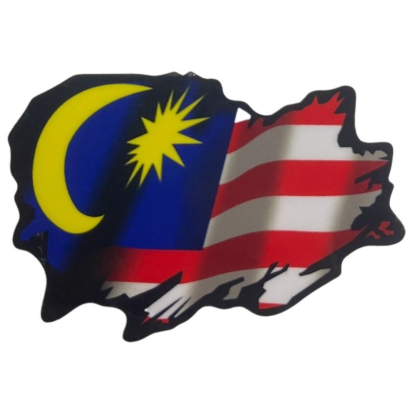 FLAG STICKER BENERA NEGERI&NATIONAL STATES MALAYSIA JOHOR MELAKA ...