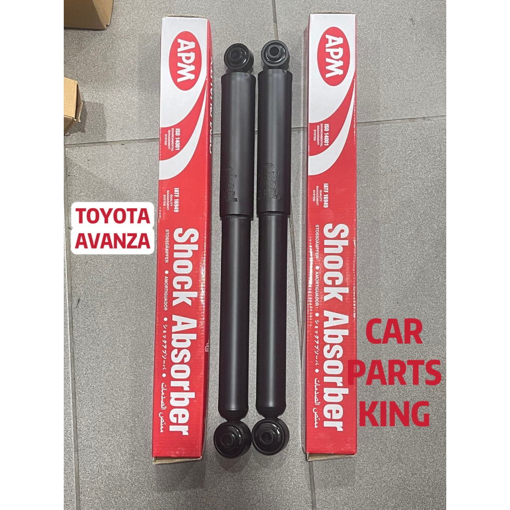 ( 100% ORIGINAL APM ) TOYOTA AVANZA F602 REAR SHOCK ABSORBER | Shopee ...