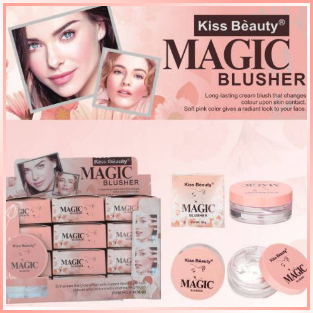 KISS BEAUTY MAGIC CREAM BLUSHER 83170-03 18g | Shopee Malaysia