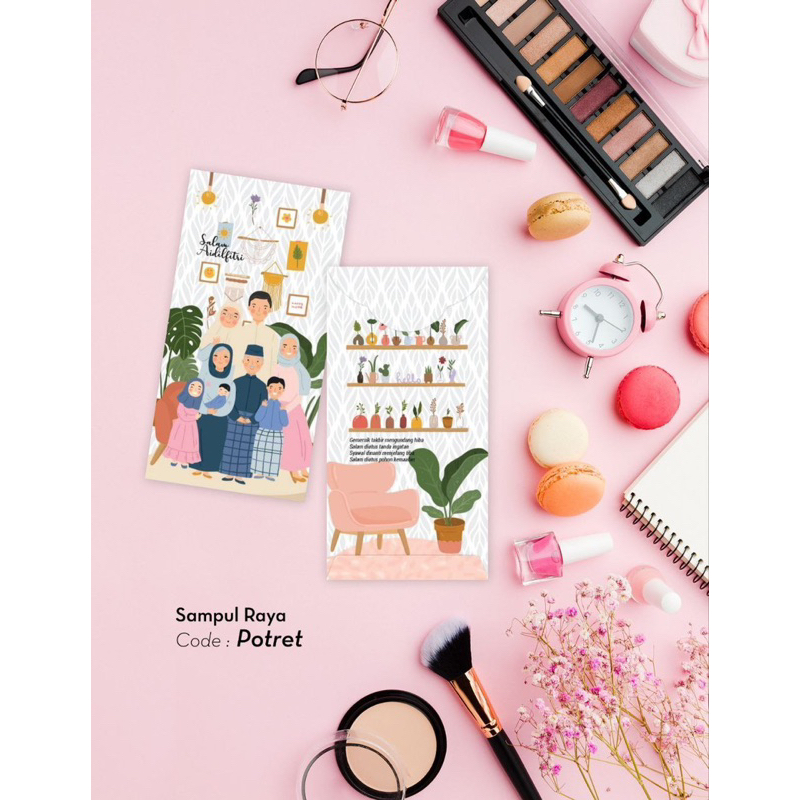Sampul Raya Exclusive 5pcs 10pcs Kertas Tebal Berkualiti Corak Depan ...
