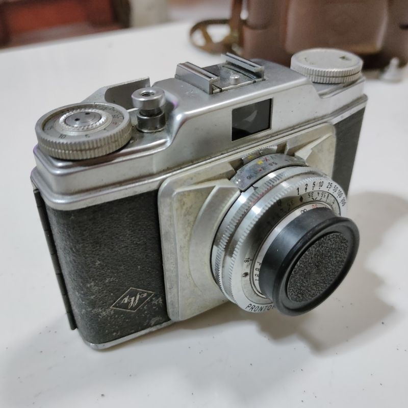 Vintage 1950s AGFA FILM CAMERA. Made in England. Agfa Silette Prontor ...