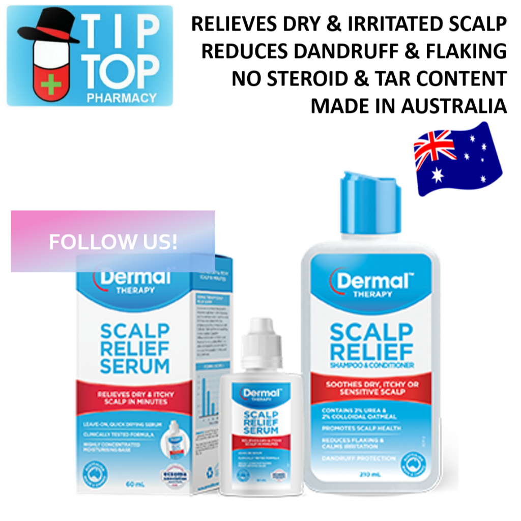 Dermal Therapy Scalp Relief 2-in1 Shampoo & Conditioner / Leave-on ...