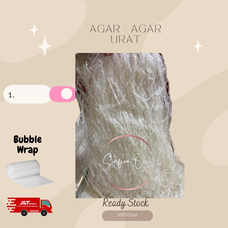 🔥READY STOCK 🔥 Agar Agar Tali / Agar Agar Urat 50gram@100gram | Shopee ...