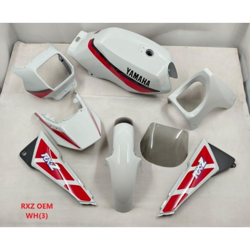OEM BODY COVER SET RXZ 135 BOSCH MILI MODEL 7 DVC PURPLE / DBC BLUE ...