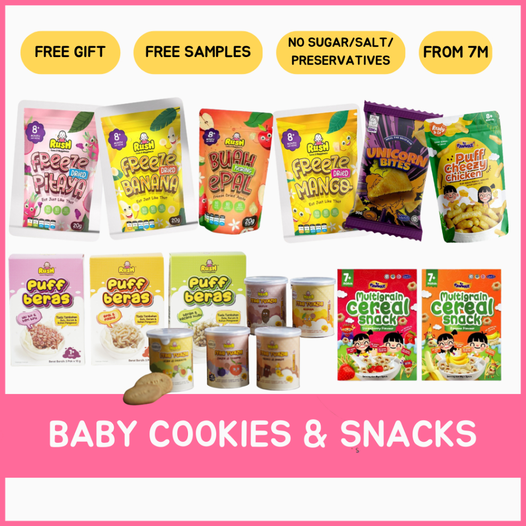 Baby food baby snack snek baby biskut cookies baby Makanan baby 6 7 8 9 ...