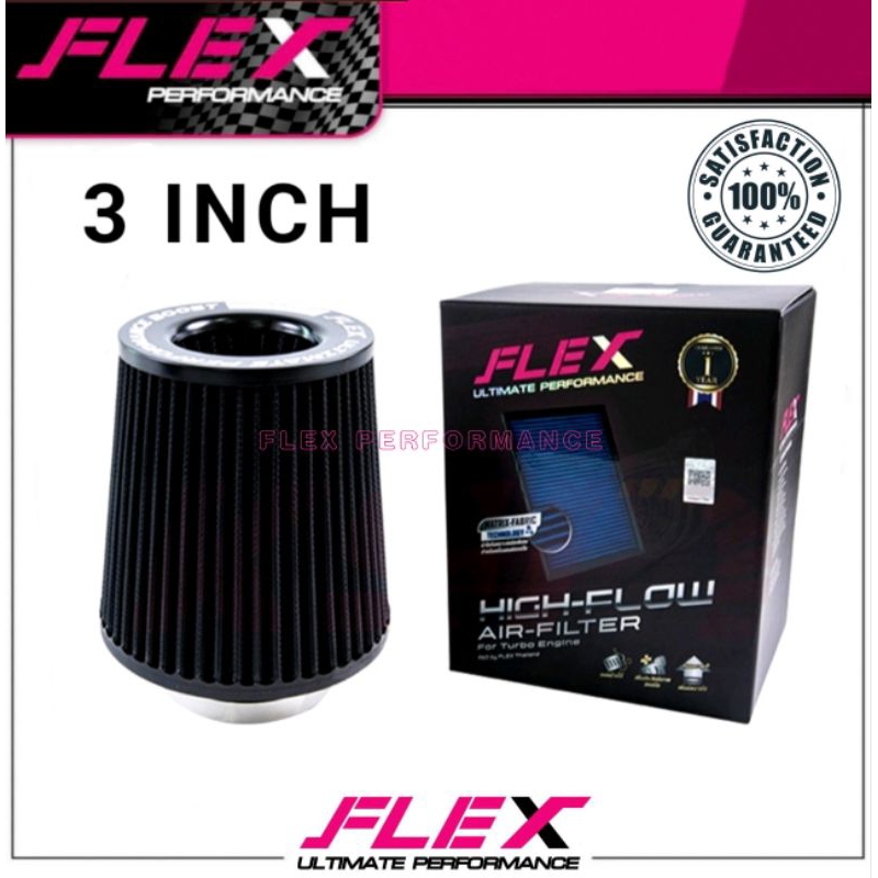 FLEX URETHANE AIR FILTER 3 INCH PERFORMANCE DIESEL GASOLINE CAR 4X4 ...