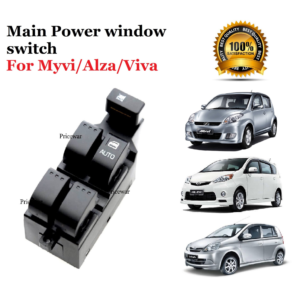 Perodua Myvi Alza Viva Power Window Main Switch Master Switch Suis ...