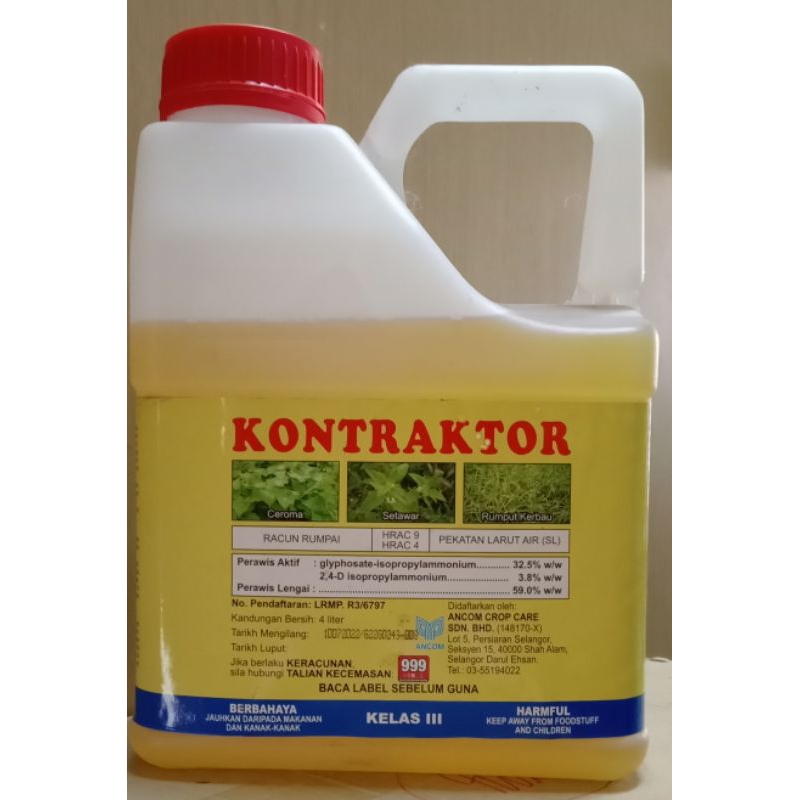 KONTRAKTOR 4LITER (RACUN RUMPUT) | Shopee Malaysia