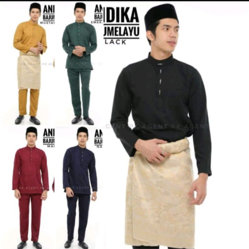 Baju melayu raya 2023 slimfit | Shopee Malaysia