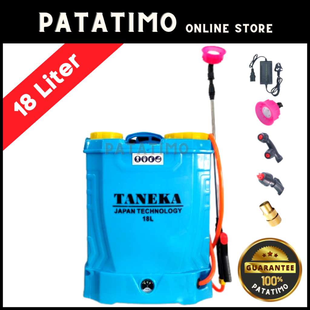 TANEKA Battery Pump / Pam Racun Bateri - 18 Liter ( FULLSET : Siap ...