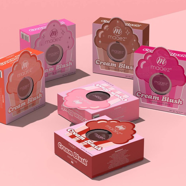 Maaez Cream Blush / Blusher / Pink Lava / Bubblegum Pink / Berry Cake ...