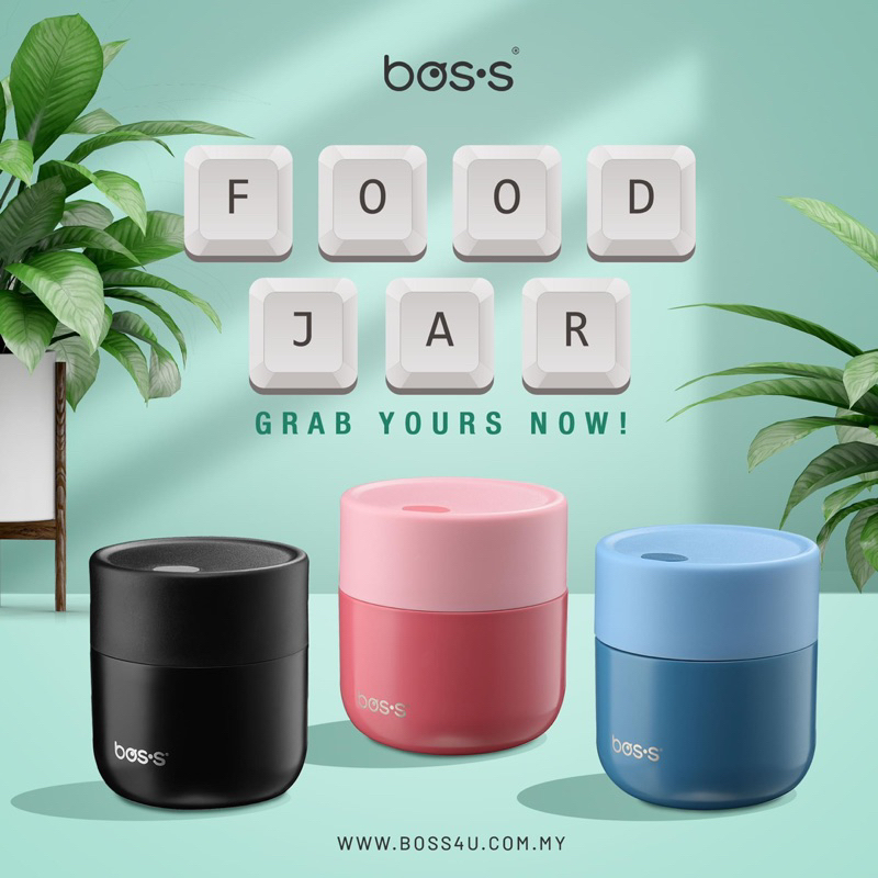 Bos's SUS304 Stainless Steel Insulated Stainless Steel Food Jar 550ml ...
