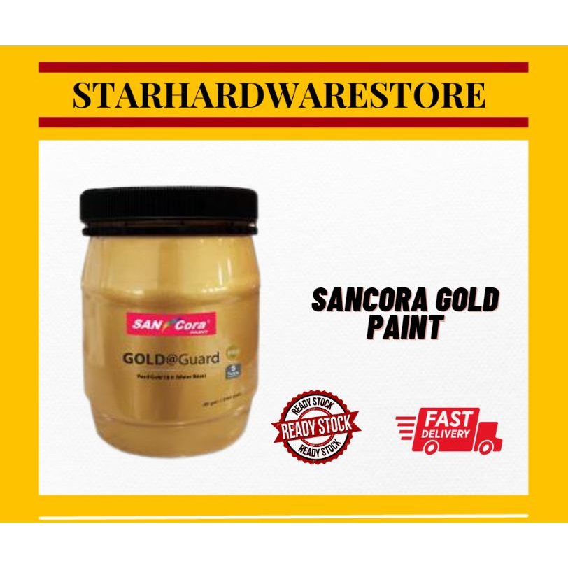 🌟READY STOCK🌟 SANCORA GOLD GUARD CAT EMAS / GOLD PAINT ( SANCORA ) 30GM ...