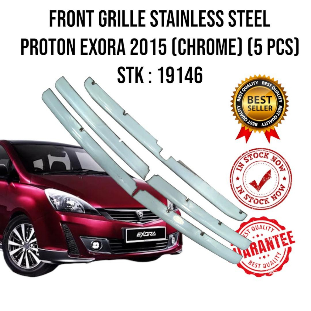 FRONT GRILLE S. STEEL PROTON EXORA 2014 (5PCS) | Shopee Malaysia