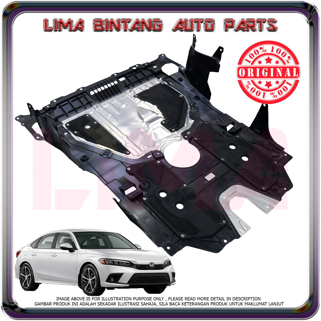 Honda Civic FE T2O Front Engine Under Cover Shield Protector Fullset ...