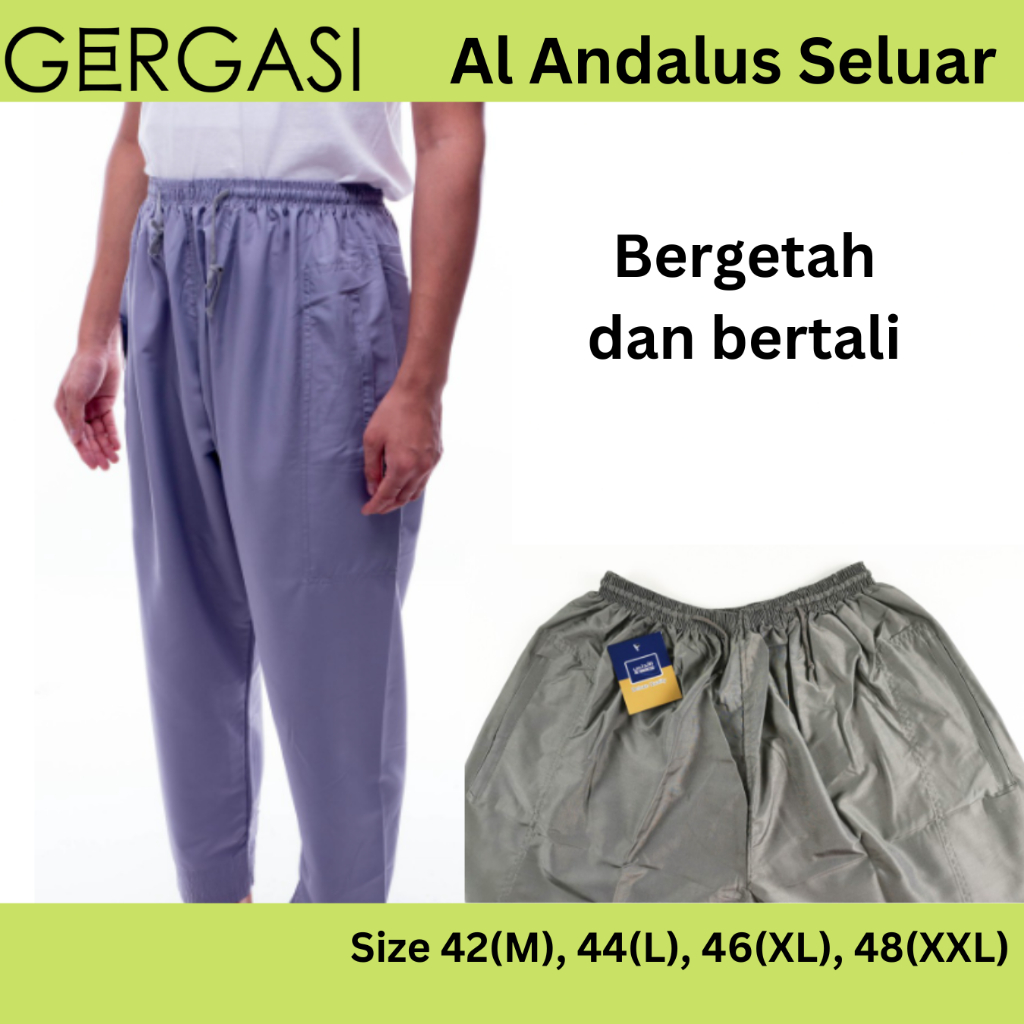 Gergasi Al Andalus Al Hera Seluar Jubah Seluar Umrah dan Seluar Haji ...