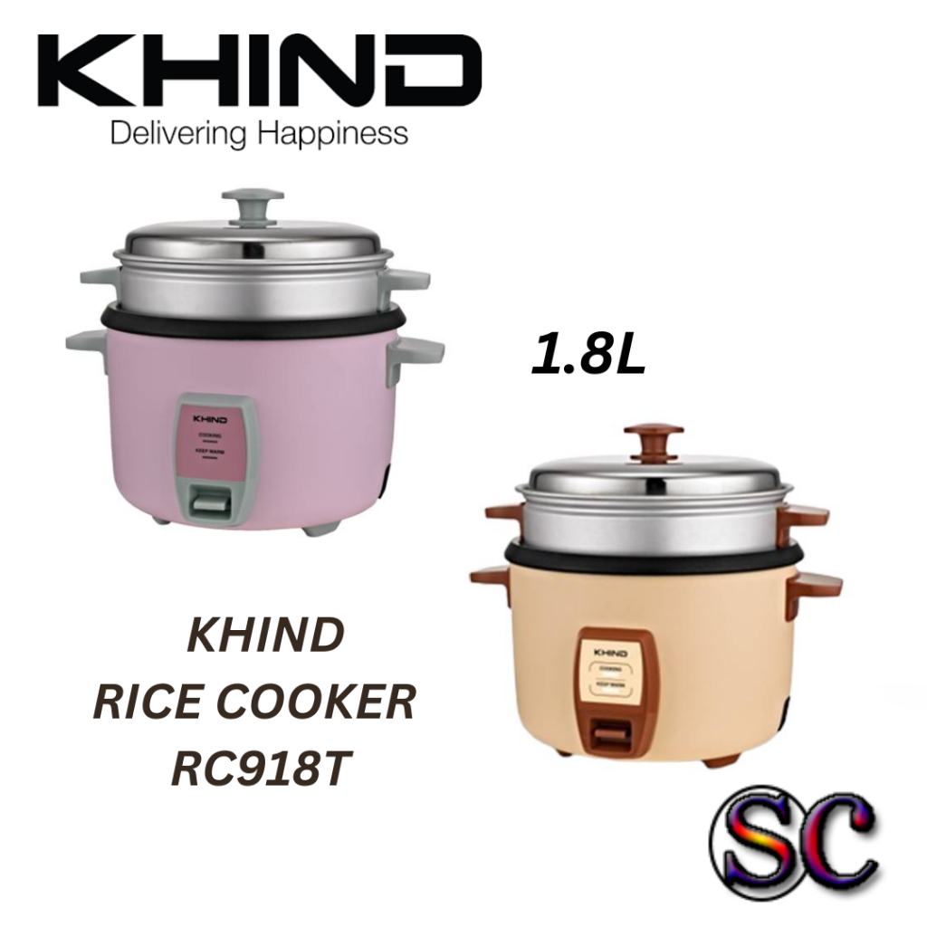 KHIND RICE COOKER RC918T (1.8L) | Shopee Malaysia