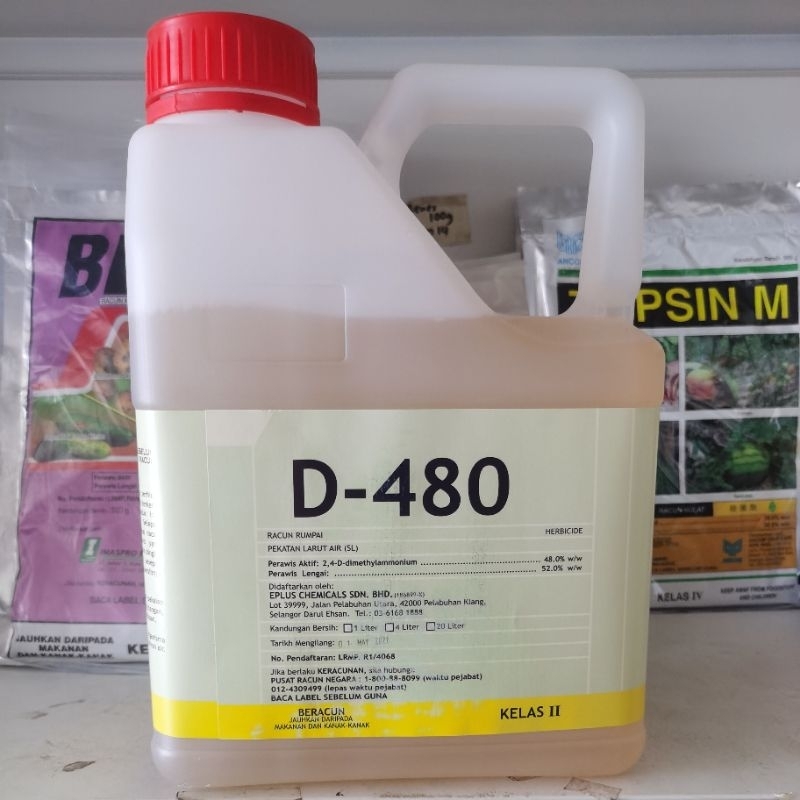 GAMMA AMINE 48% RACUN RUMPAI HERBICIDE / 4L CH AMINE 48 2,4-D ...