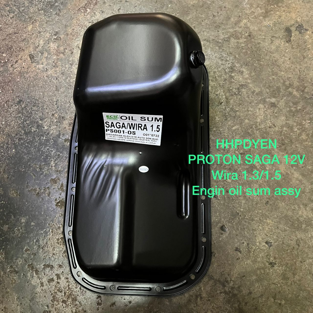 PROTON SAGA, ISWARA, WIRA ENGINE OIL PAN / OIL SUMP ASSY [1PCS] READY ...