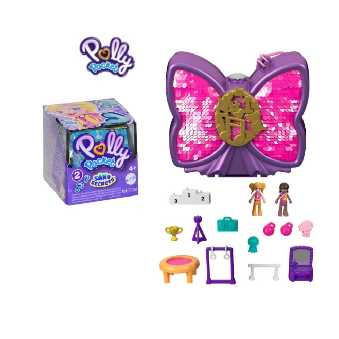 Polly Pocket Sand Secrets Scene Assortment / Polly Pocket Sparkle Stage ...