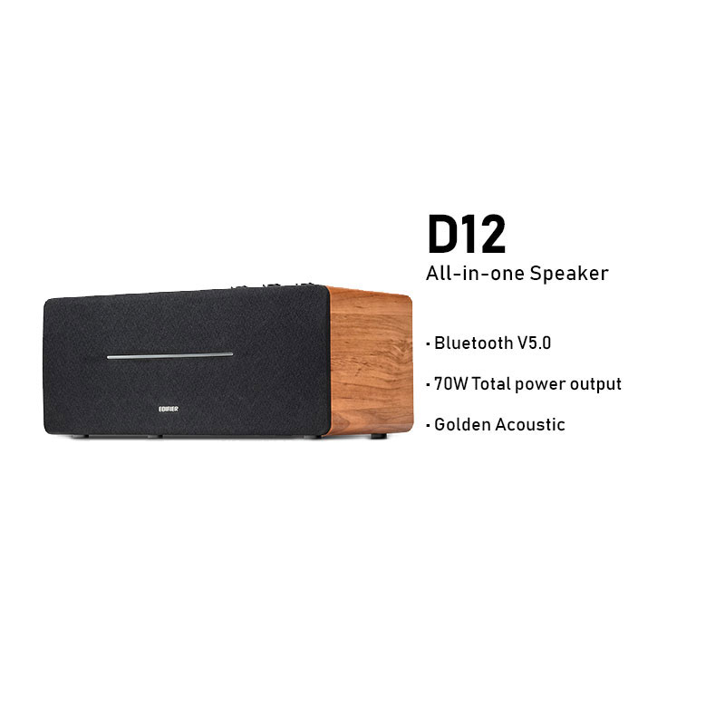 Edifier D12 Desktop Speaker - Bluetooth V5.0 | Dual Driver | Multiple ...