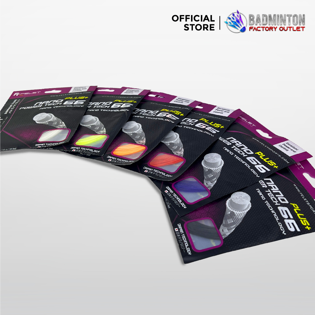 FELET Original Badminton String - Ultramax Turbo Nano 66 Plus+ / Nano ...