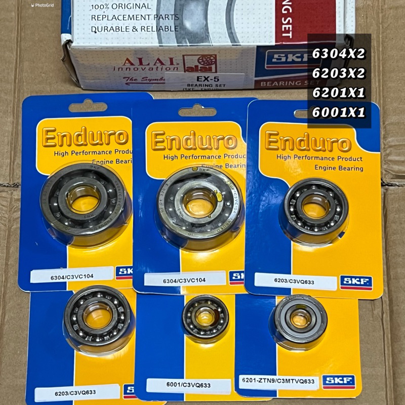 BEARING SKF ENDURO LC135 4S / Y125Z Y125ZR Y15 RXZ Ex5 SKF ENDURO C3 ...