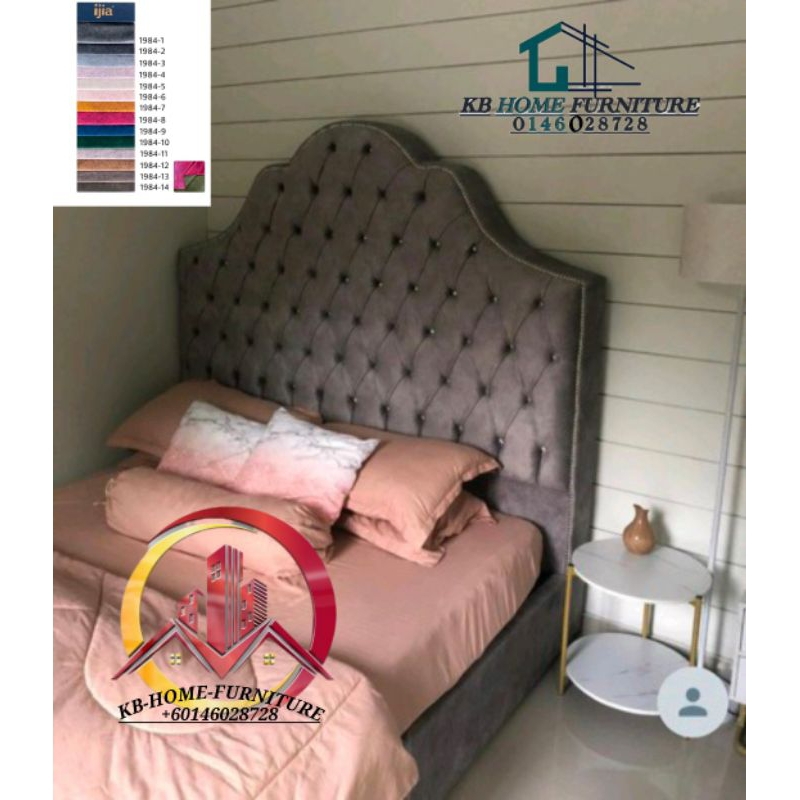 Katil Divan Luxury Home bed chesterfield Design Baru. | Shopee Malaysia