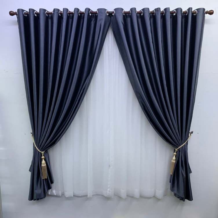 Asmani Curtain Ready Made Y1 Langsir Siap Jahit 100% Blackout Curtain ...