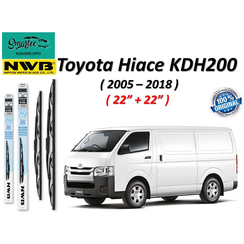 NWB Aqua Graphite Wiper Blade For Toyota Hiace KDH200 Year 2005-2018 ...