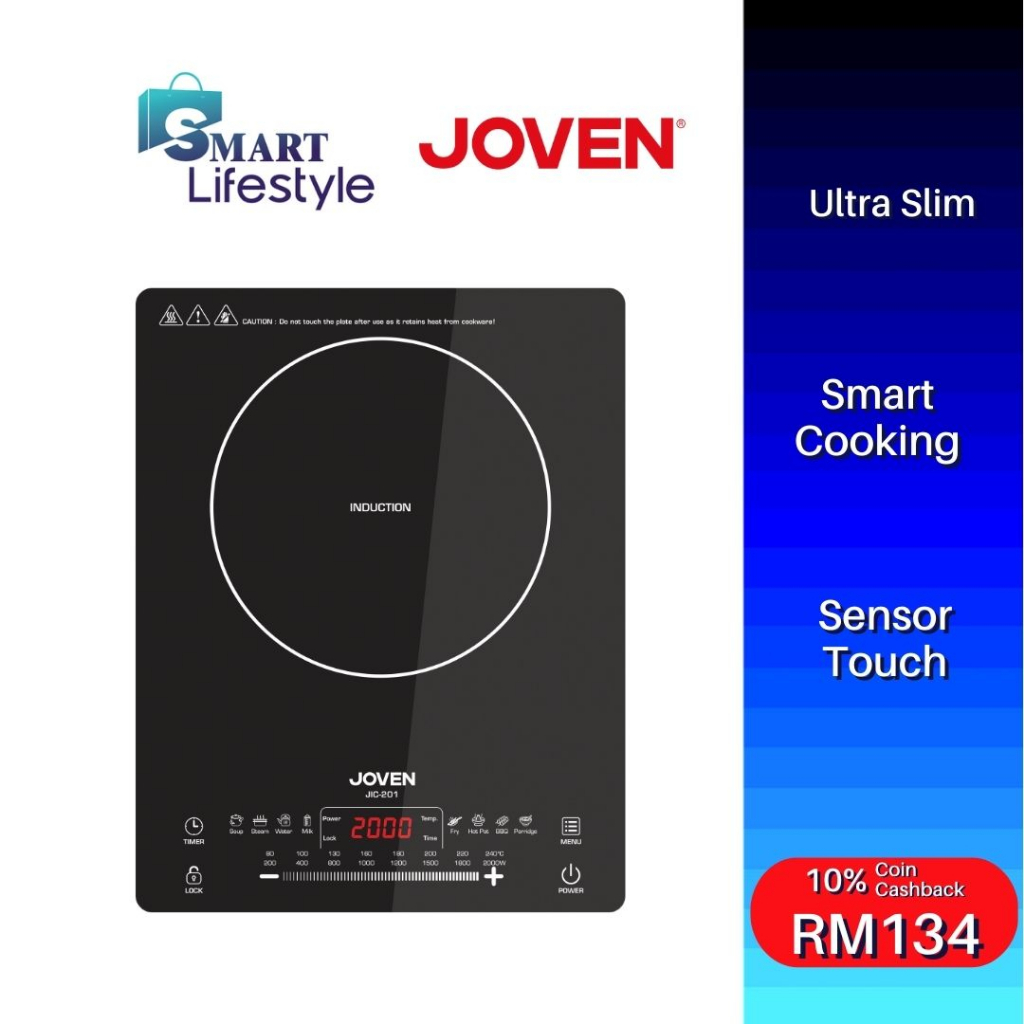 Joven Ultra Slim & Smart Cooking Induction Cooker JIC-201 | Shopee Malaysia