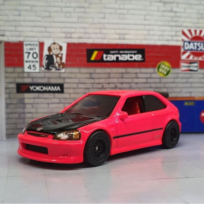honda ek9 pink fluorescent | Shopee Malaysia