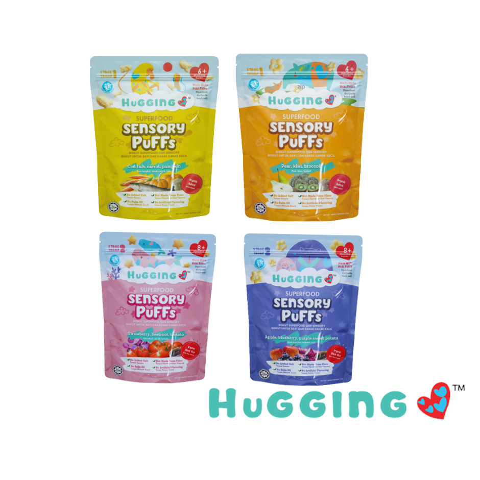 Hugging Love Organic Baby Superfood - Cod Fish (1 Pack) + Pear (1 Pack ...