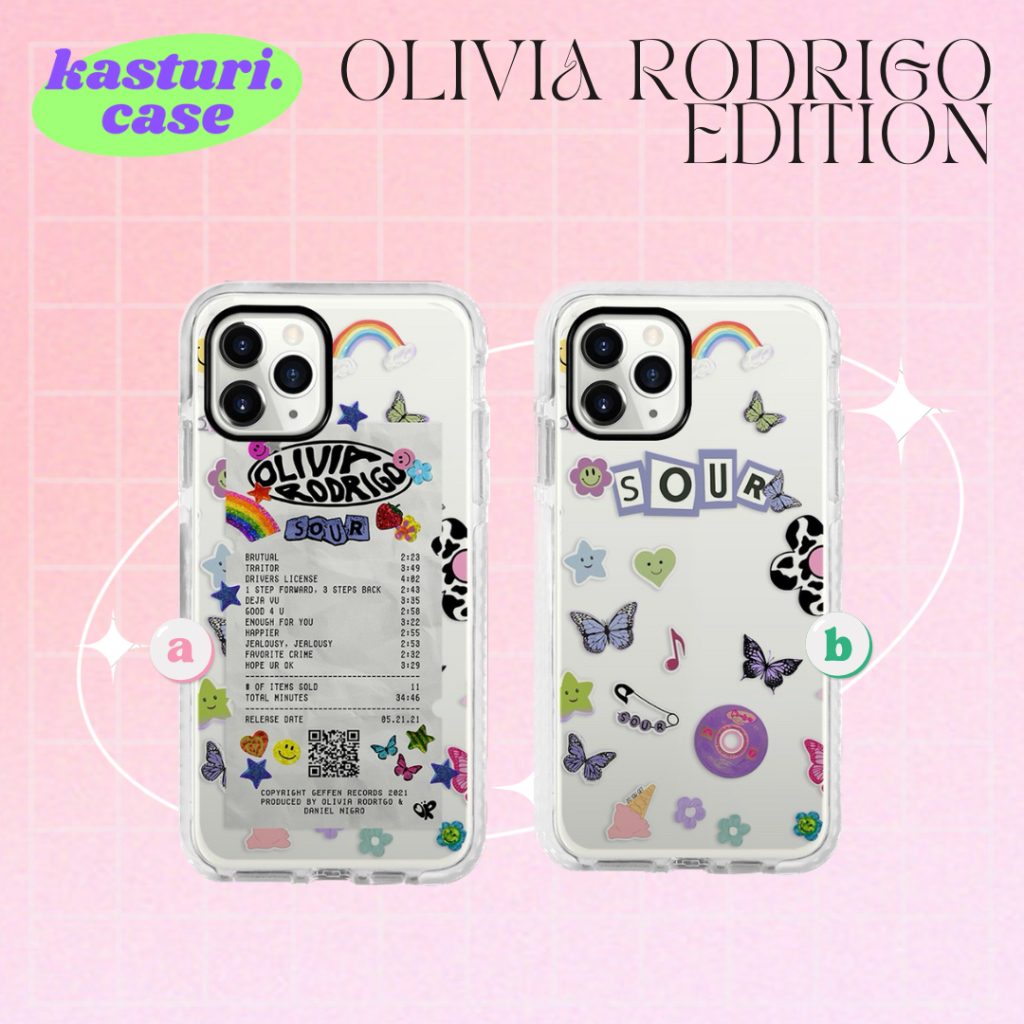 OLIVI4 RODRIGO EDITION THICK IMD BUMPER CASES EDITION FOR ALL IPHONE ...