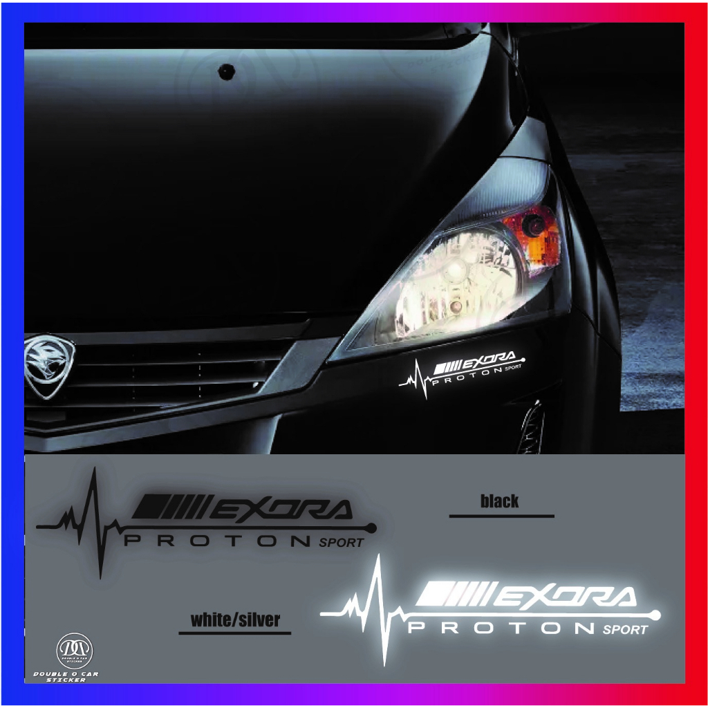 [Ready Stock]Proton Exora heart line sticker KI00588 | Shopee Malaysia