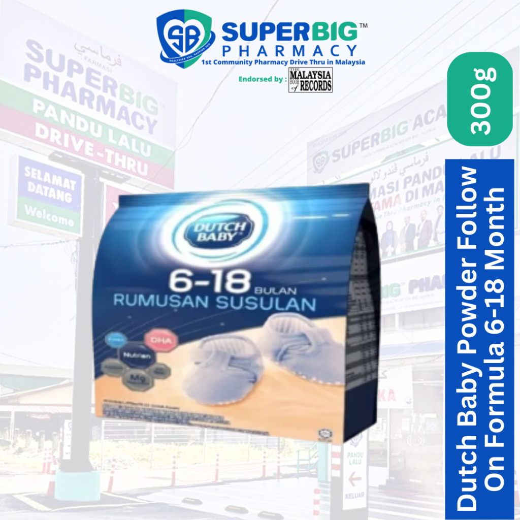 Dutch Baby Powder Follow On Formula 6-18 Month x (300g/550g/850g ...