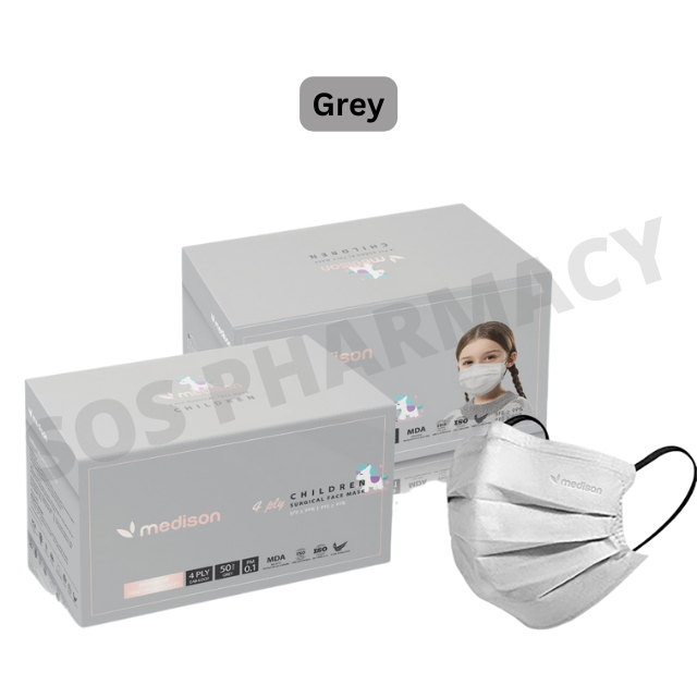 Medison Kids 4ply Surgical Face Mask (50pcs/box) | Shopee Malaysia