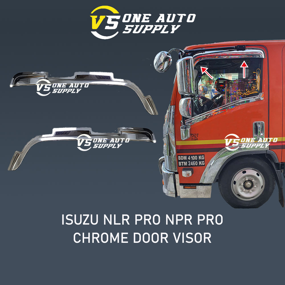 ISUZU NLR PRO NPR PRO NPR150 CHROME DOOR VISOR KROME | Shopee Malaysia