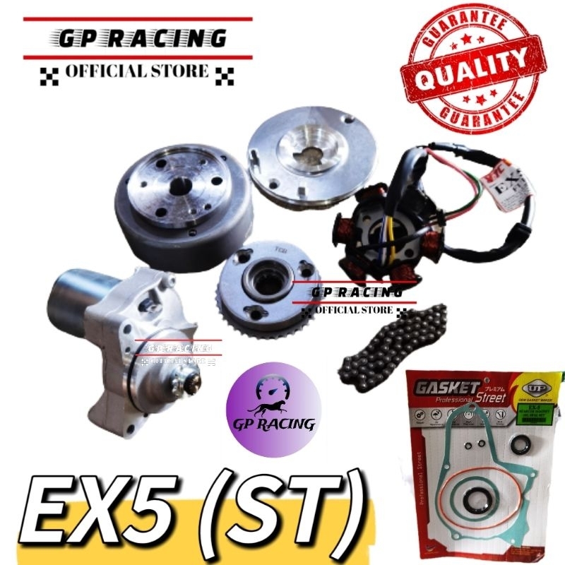 EX5 ST / DREAM ST Magnet COIL set, coil plate, Starter motor, Starter ...