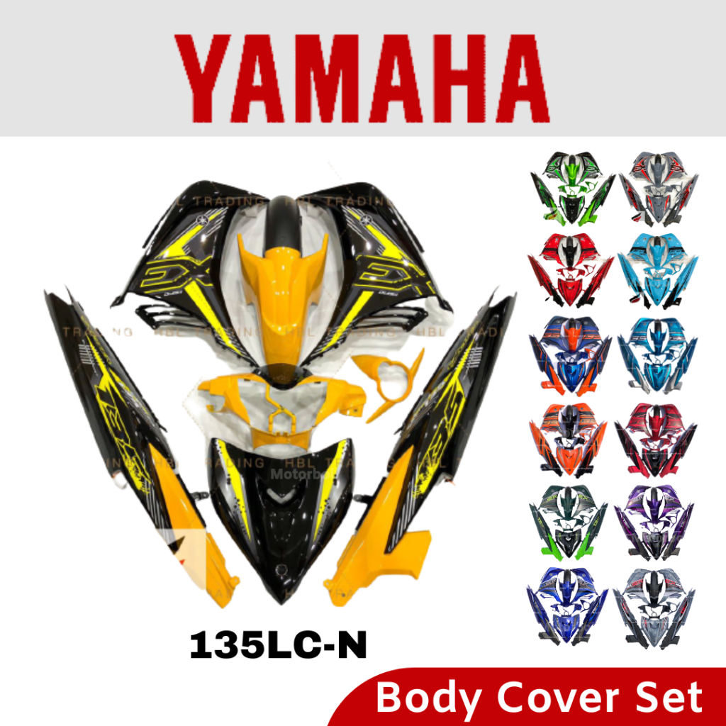 YAMAHA 135LC V2 V3 V4 Four King Exciter Thai Sniper GP 2020 2021 Body ...
