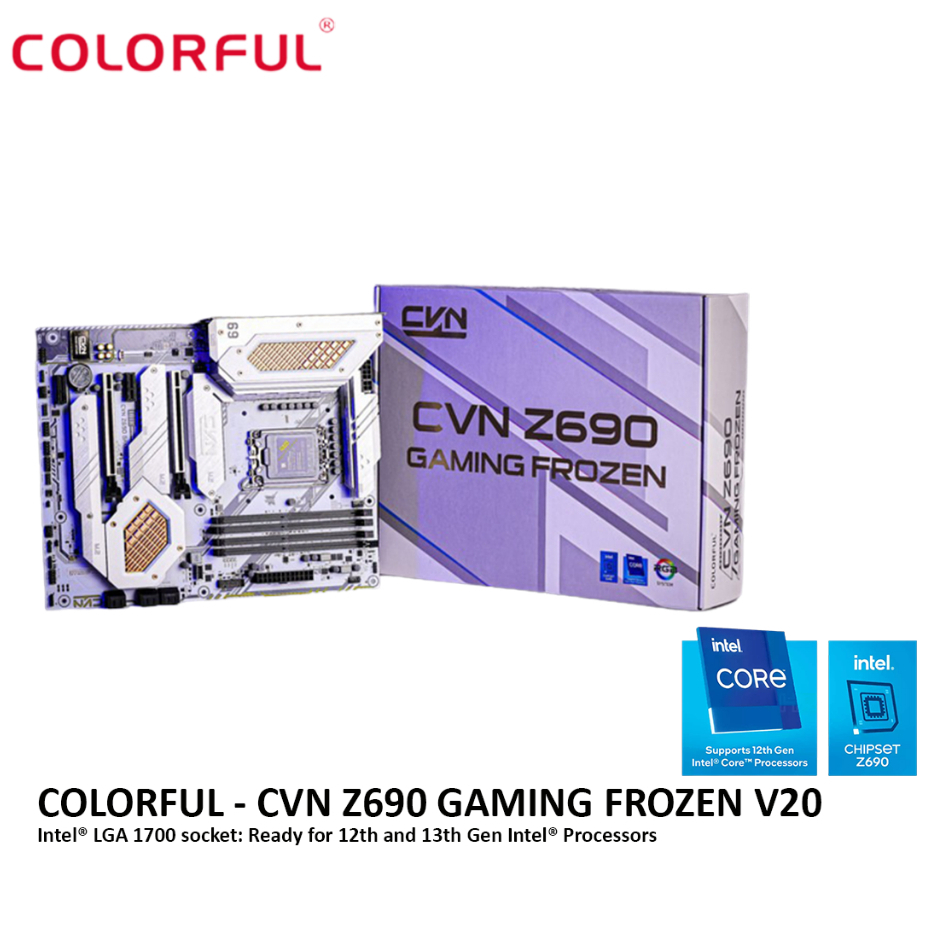 COLORFUL CVN Z690 GAMING FROZEN (WIFI) V21 DDR4 LGA1200 GAMING ...