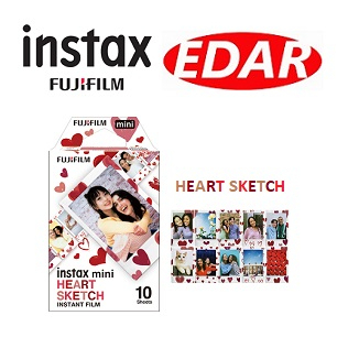 Fujifilm launches a New INSTAX mini-format film “HEART SKETCH” | Shopee ...