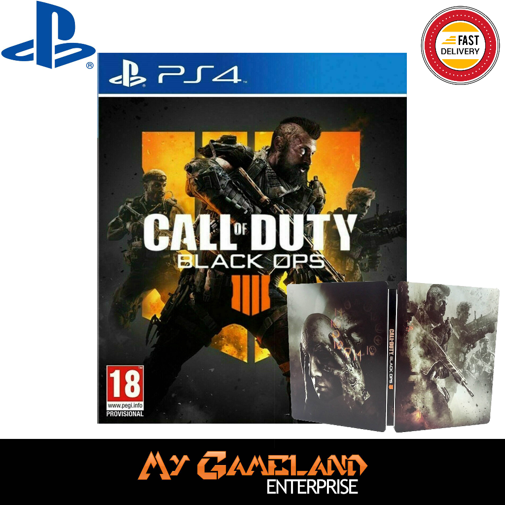 PS4 Call Of Duty Black Ops 4 / Steelbook | Steelcase | Steel Book ...